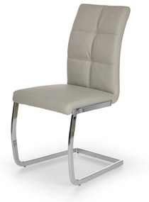 Kovová židle K228, šedá