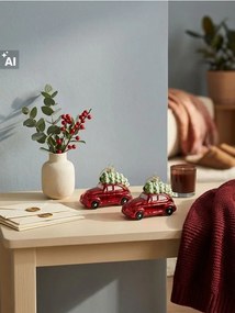 Sinsay - Vánoční baňky ve tvaru aut 2 pack - vícebarevná