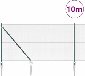 Svařované drátěné ploty s hroty 10 x 1,2 m Ocel potažená PVC 3352049