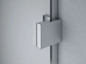 Sanswiss PUR PU31 jednokřídlé sprchové dveře 90 cm Šířka: 900 mm, Profil: Chrom, Sklo: Durlux 22