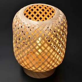 Solight WO3107 ratanová LED lucerna s LED žárovkou / teplá bílá / 3x A