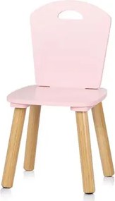 CHIPOLINO Dřevěný stolek s židlemi Pink