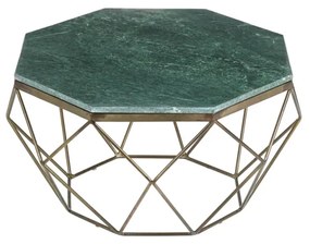 Massive home | Konferenční stolek DIAMOND NOBLES 69 CM zelený mramor