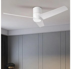 ZEVENTI - LED Stropní ventilátor BARROSA LED/18W/230V Wi-Fi Tuya bílá + DO