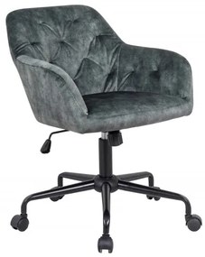 Kancelářská židle Dutch Comfort zelený samet / 40304
