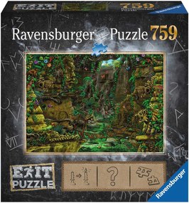 RAVENSBURGER Hra puzzle únikové Tajemný chrám 759 dílků 70x50cm skládačka 2v1 2419951
