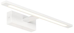 Nástěnné svítidlo bílé 41,5 cm včetně LED IP44 - Jerre
