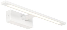 Nástěnné svítidlo bílé 41,5 cm vč. LED IP44 - Jerre