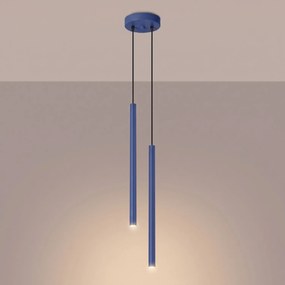 Sollux Lighting Závěsné svítidlo PASTELO 2 ultramarínové