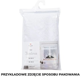 MARKIZETA TEODORA Hotový žakárový závěs, šířka 300 x výška 120 cm, barva 001 bílá 005099/FBL/001/300120/1