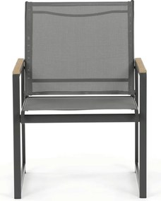 Zahradní sestava AZS-S1212 GREY, síťovina, šedá (108 x 68) cm