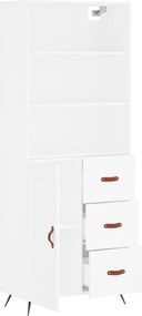 Skříň highboard bílá 69,5 x 34 x 180 cm kompozitní dřevo 3189989