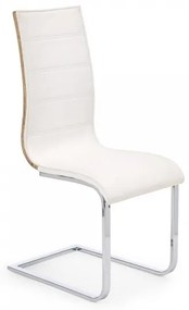 Jídelní židle Aimee / buk a bílá