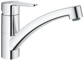 Dřezová baterie Grohe BauEco s otočným ramínkem chrom 31680000