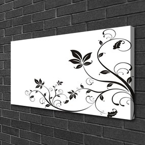 Obraz na plátně Abstrakce Rostliny Listy 140x70 cm