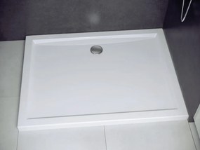 BESCO ALPINA obdélníková sprchová vanička Rozměr A - 100 cm, Rozměr B - 80 cm OLBVANACALP108