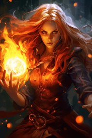 Plakát - Síla kouzelnického ohně - Série - Starověké tajemství