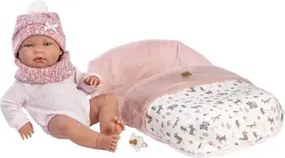 Llorens 73826 NEW BORN HOLČIČKA - realistická panenka miminko s celovi
