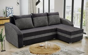 Casarredo - Komfort nábytek Rohová sedací souprava WALERIANA rozkládací s úložným prostorem, Suedine 1024/1
