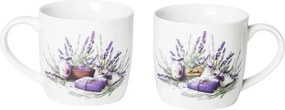 Sada keramických hrnků LAVENDER 360 ml 2 ks