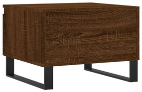 Konferenční stolek hnědý dub 50 x 46 x 35 cm kompozitní dřevo - Default Title