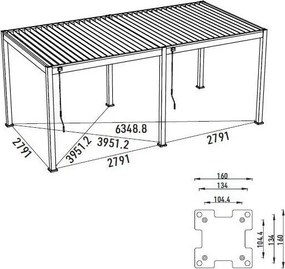 Bioklimatická pergola Intro Plus – Rojaplast