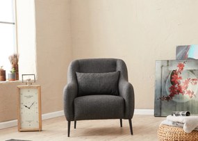 Atelier del Sofa 1-místná pohovka - křeslo Venus 1-Seat - Anthracite, Antracitová