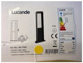Lucande Lucande - LED Venkovní lampa SECUNDA LED/11W/230V IP54 LW1236