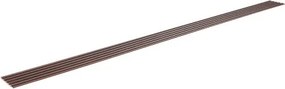 dřevěné lamelové akustické panely 8 ks 243,8 × 15,2 cm – tmavý teak