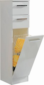 XXXLutz SPODNÍ SKŘÍŇKA, bílá, bílá, 30/119/33 cm Carryhome - Koupelnové série - 001977012407