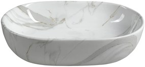 Sapho DALMA 59 x 42 x 14 cm MM417 keramické umyvadlo carrara