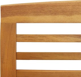 Zahradní lavice 119 cm masivní akáciové dřevo 310269