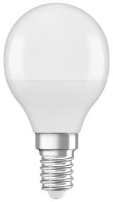 3ks klasická LED žárovka BASE CLAS P E14 4.9 W, studená bílá