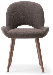 TORRE - Židle BLISS s dřevěnou podnoží