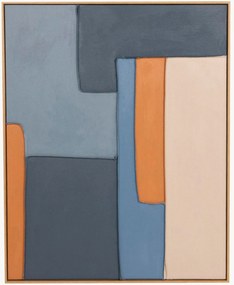 Zarámovaný ručně malovaný obrázek na plátně Abstract