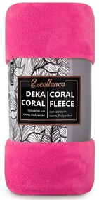 TipTrade s.r.o. Deka Coral mikroplyš 150x200 cm Barva: fuchsiová