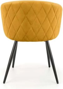 Jídelní židle Halmar K430 hořčicová
