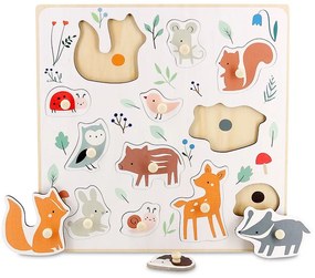 Vilac Lesní zvířátka puzzle s úchytem od Sarah Betz