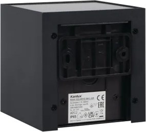 Kanlux 28996-LED Solární nást. svít. REKA LED/3W/230V 3000/4000/6500K IP65 černá