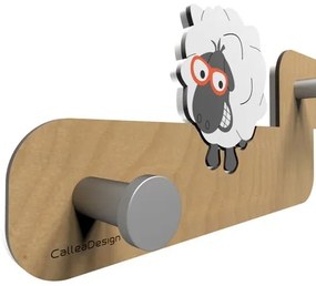 Dětský designový nástěnný věšák CalleaDesign ovečka 55cm