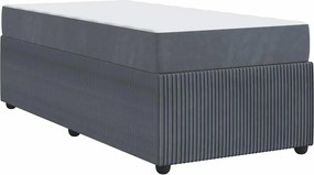 Rám postele Tmavě šedá 90 x 200 cm textil 3398348