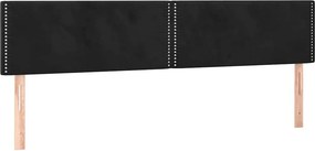 Box spring postel s matrací černá 120 x 190 cm samet 3270465