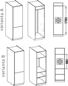Kuchyňská linka LUNA bb | 330x270 + 180 cm | PREMIUM BOX zásuvky | UNI dvířka | bílá mat
