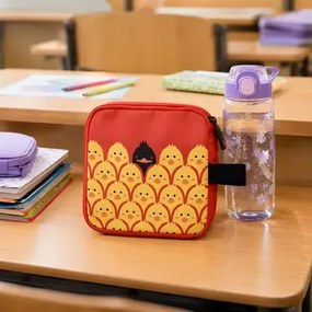 Iris Barcelona Dětský termoobal na sandwich Zipper 0,5 l červený / Ter
