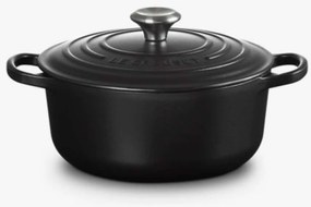 Le Creuset Signature - Pekáč kruhový s poklicí, objem 1,8 l, noir mat 21177180000430