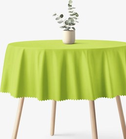 Goldea kulatý teflonový ubrus - zelený Ø 110 cm