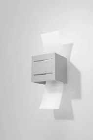 Nástěnné svítidlo SOLLUX Loreto G9 1x40W bez zdroje SL.0202 šedá