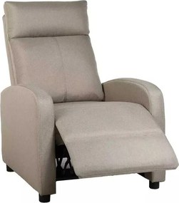 LuxuryForm DESIGN Televizní křeslo RUFO s polohováním - béžové