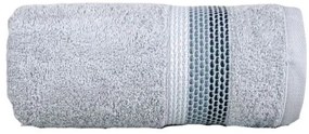 Ručník Ombre 70x140 světle šedý 450g/m2 Frotex Greno
