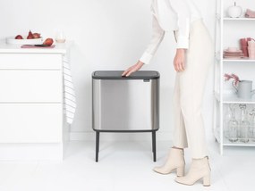 Brabantia BO Touch Bin 11+23L matná ocel otiskuvzdorná